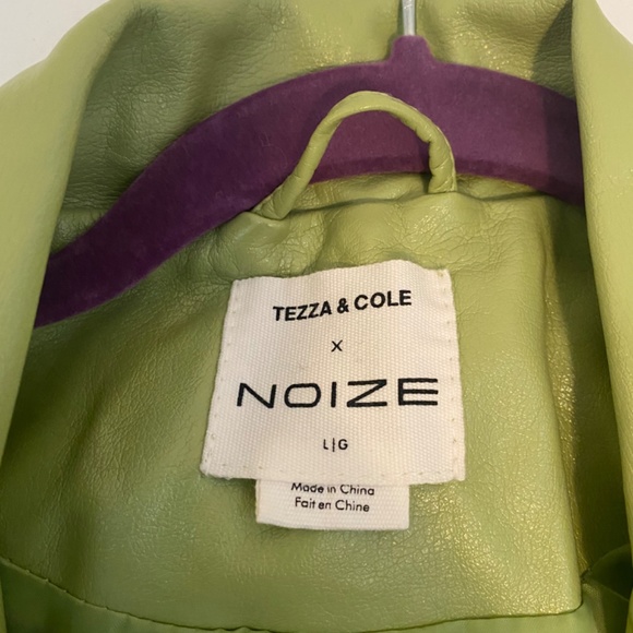 Noize | Jackets & Coats | Noize Moss Green Leather Jacket | Poshmark